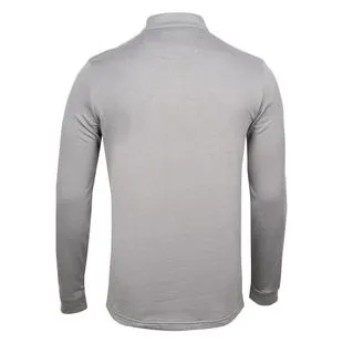 Lochie Mens Grid Fleece Quarter Zip Pullover (Lava Smoke) | Sportpursu