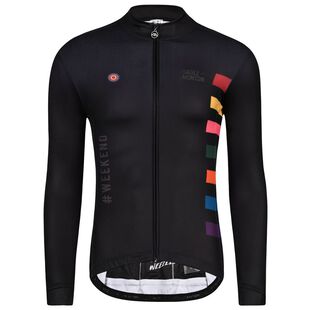 Monton Mens Urban+ Colours V2 Thermal Long Sleeve Jersey (Black) | Spo