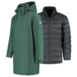 Travelin Mens Hoyt 3-in-1 Jacket (Dark Green) | Sportpursuit.com