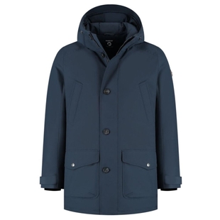 Travelin Mens Olav Parka Jacket (Navy) | Sportpursuit.com
