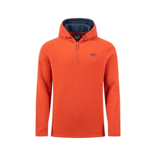 Weird Fish Mens Gervase 1/4 Zip Pullover (Rust Leaves) | Sportpursuit.