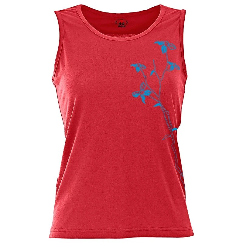 Maul Womens Beja Singlet (Red) | Sportpursuit.com