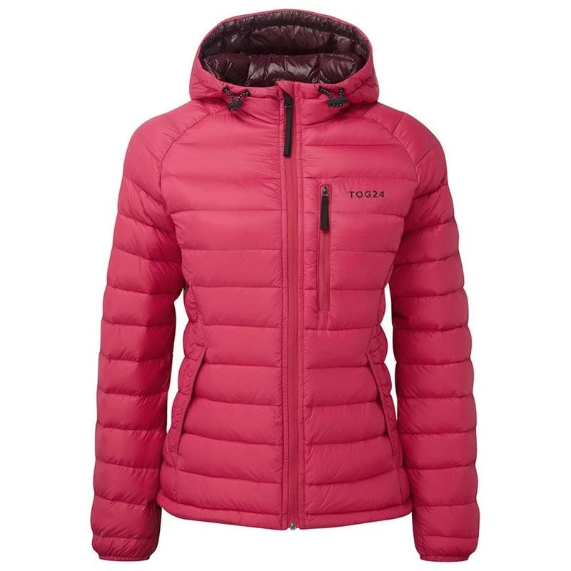 Tog24 Womens Pro Down Jacket (Cerise) | Sportpursuit.com