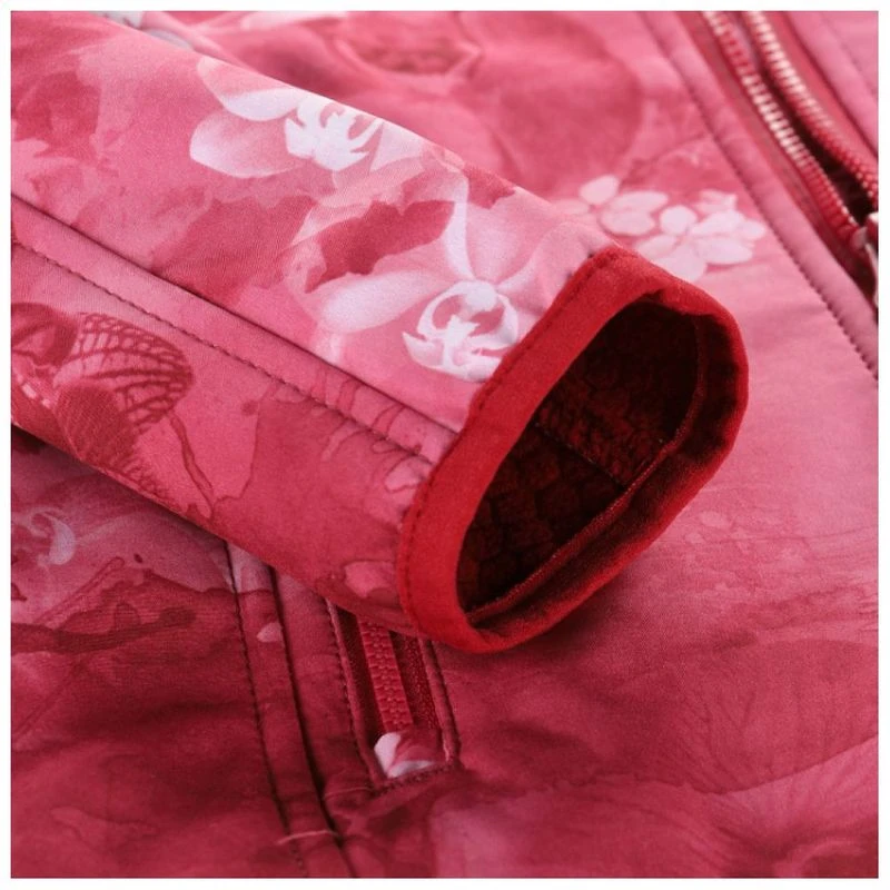 Alpine Pro Girls Hooro Jacket (Red) | Sportpursuit.com