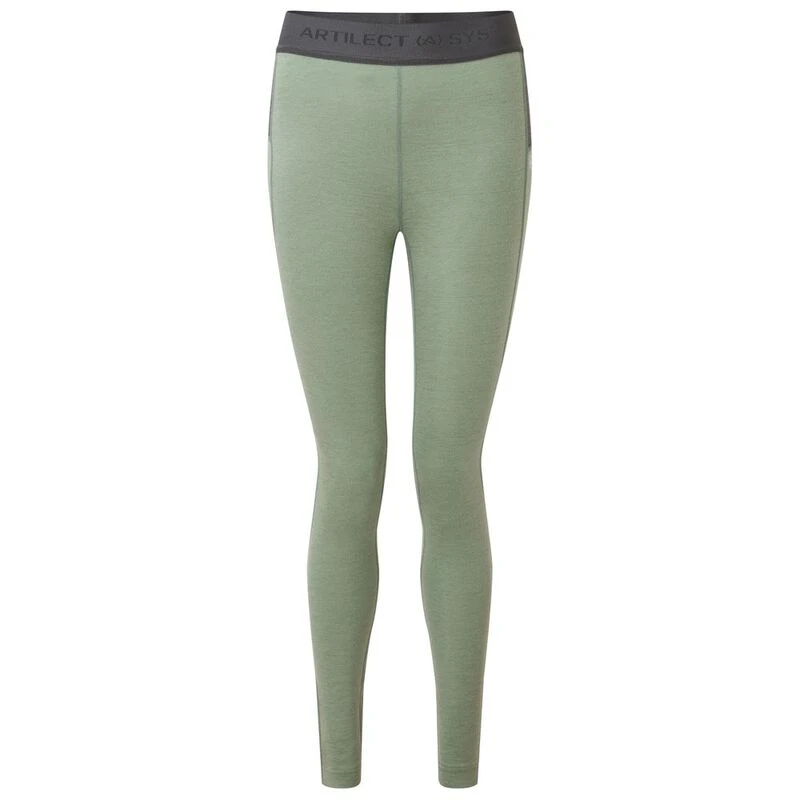 Artilect Damen Flatiron 185 Merino Blend Leggings (Grün) | Sportpursui