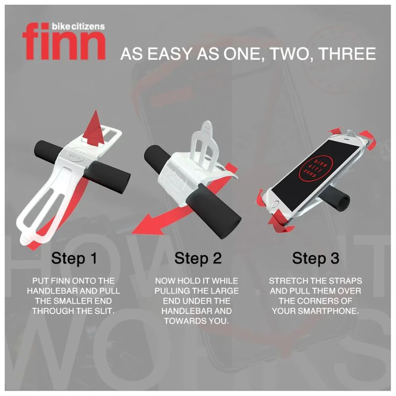 Bike Citizens Finn Phone Holder (Pink) | Sportpursuit.com