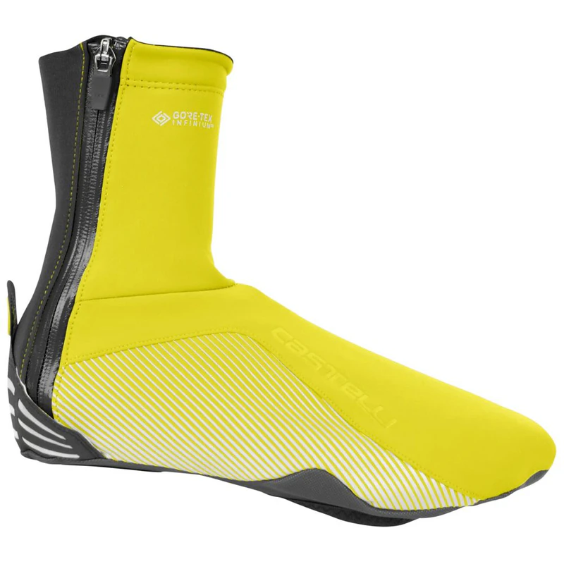 Castelli Womens Dinamica Overshoes (Brilliant Yellow) | Sportpursuit.c