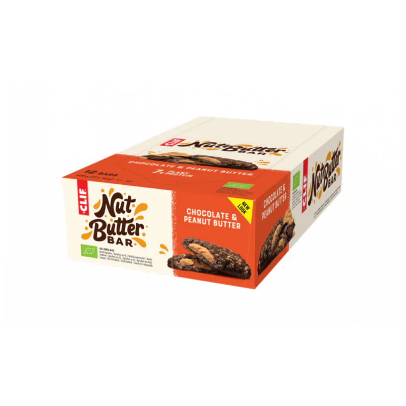 ClifBar Nut Butter Energy Bar (Chocolate Peanut Butter - 12x50g) | Spo