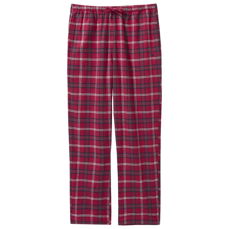 Crew Clothing Co. Womens Check Trousers (Red Check) | Sportpursuit.com