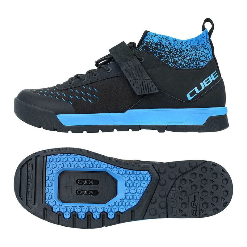 Cube Mens GTY Strix Cycling Shoes (Black/Blue) | Sportpursuit.com