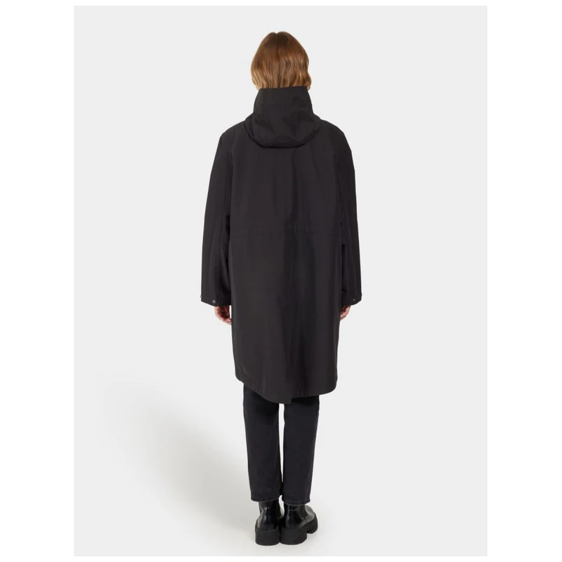 Didriksons Womens Feena Parka Jacket (Black) | Sportpursuit.com