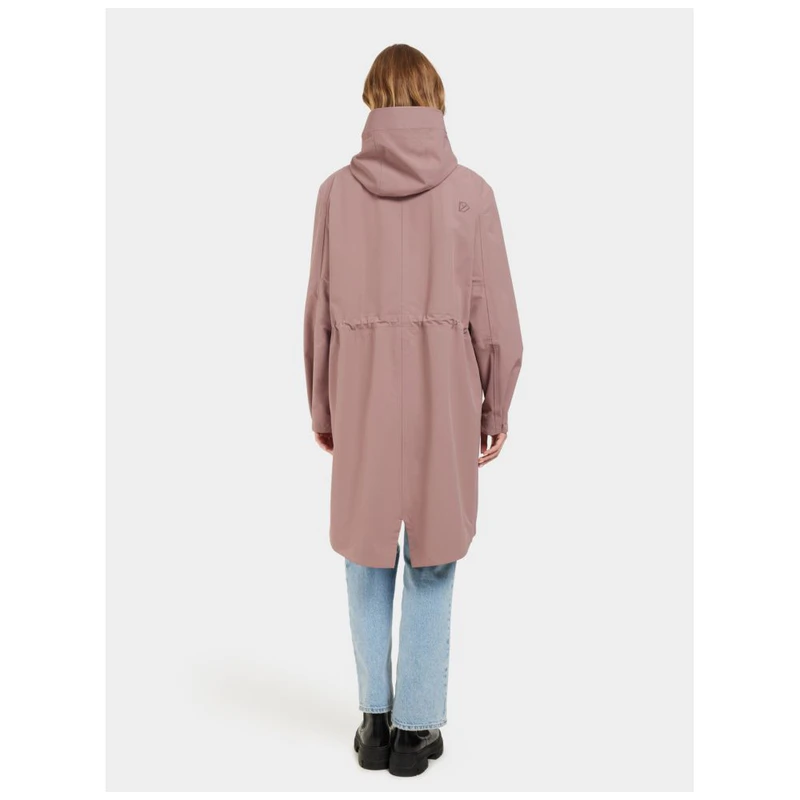 Didriksons Womens Feena Parka Jacket (Faded Wine) | Sportpursuit.com