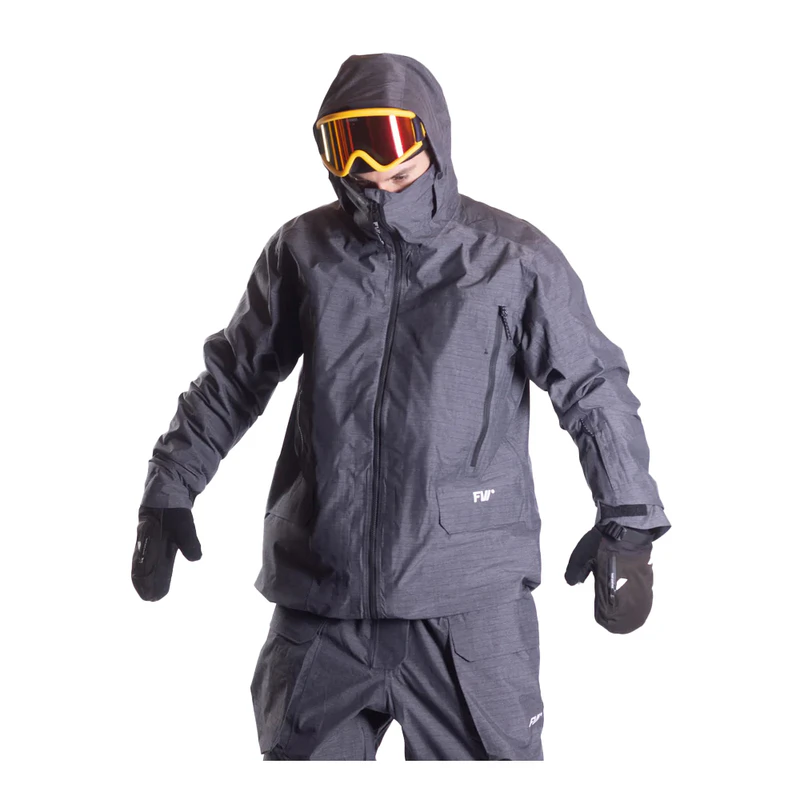 FW Apparel Mens Catalyst Fusion 3-In-1 Ski Jacket (Grey) | Sportpursui