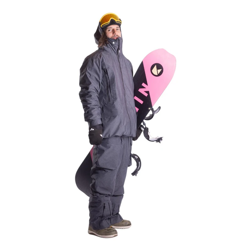 FW Apparel Mens Catalyst Fusion 3-In-1 Ski Jacket (Grey) | Sportpursui
