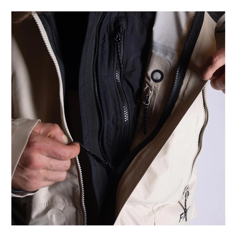 FW Apparel Mens Catalyst Fusion 3-In-1 Ski Jacket (Sand) | Sportpursui