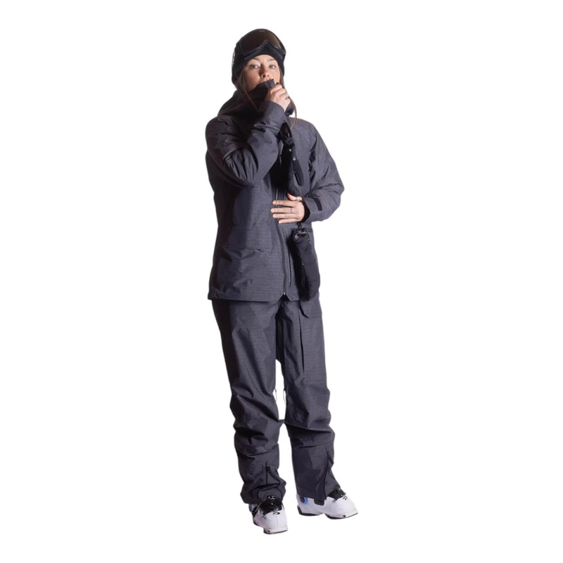 FW Apparel Womens Catalyst Fusion 3-In-1 Ski Jacket (Grey) | Sportpurs