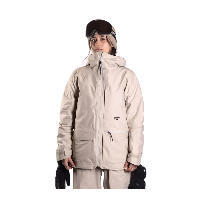 FW Apparel Womens Catalyst Fusion 3-In-1 Ski Jacket (Sand) | Sportpurs