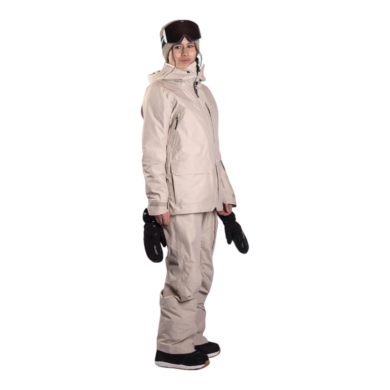 FW Apparel Womens Catalyst Fusion 3-In-1 Ski Jacket (Sand) | Sportpurs