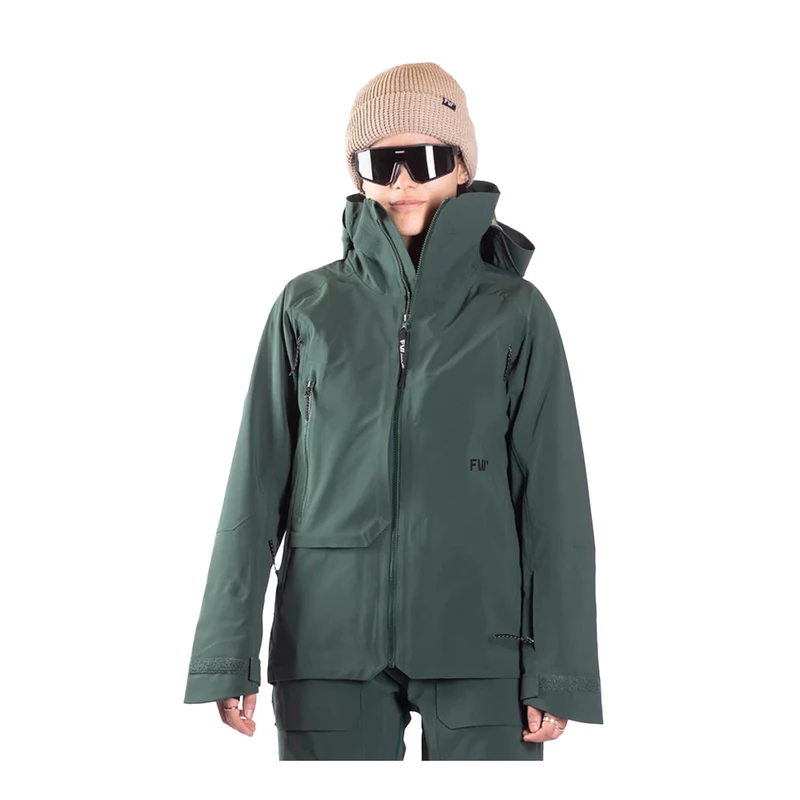 FW Apparel Womens Manifest Tour Lightweight 3L Ski Jacket (Green) | Sp
