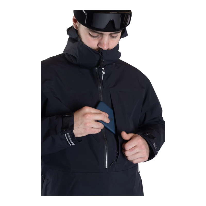 FW Apparel Mens Root 2.5L Jacket (Jet Black) | Sportpursuit.com