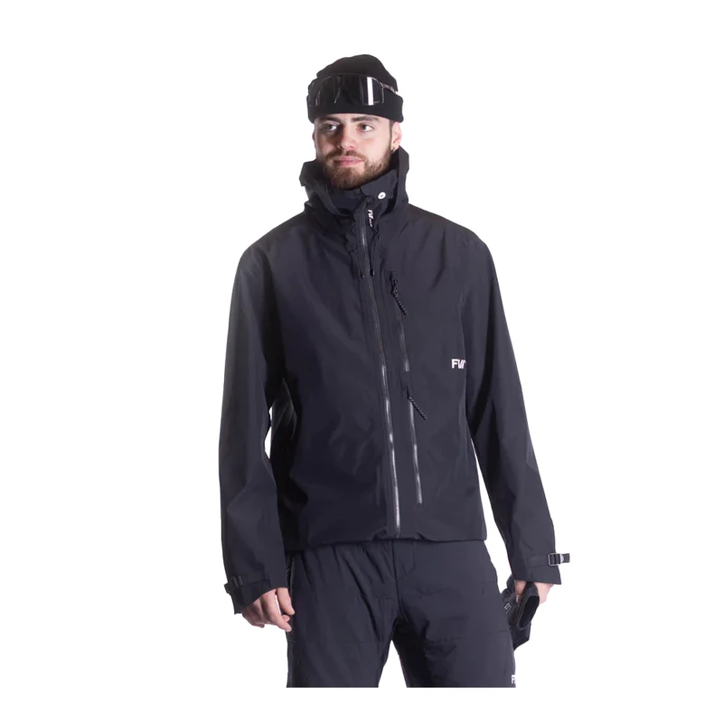 FW Apparel Mens Root Light 2.5L Ski Jacket (Jet Black) | Sportpursuit.