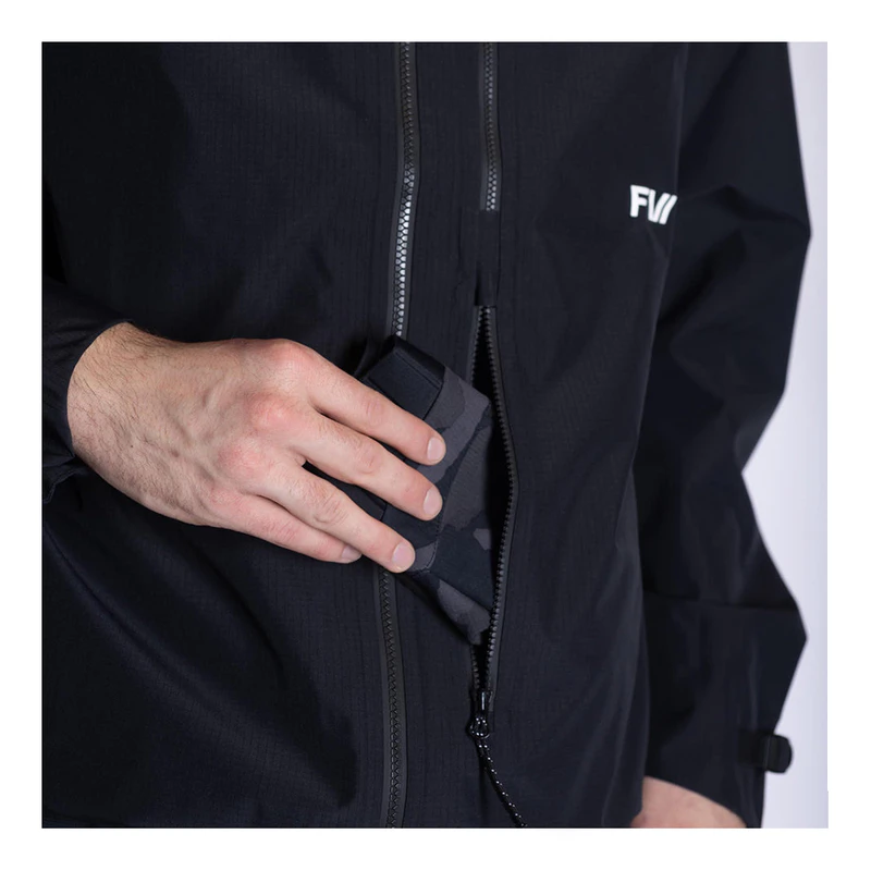 FW Apparel Mens Root Light 2.5L Ski Jacket (Jet Black) | Sportpursuit.