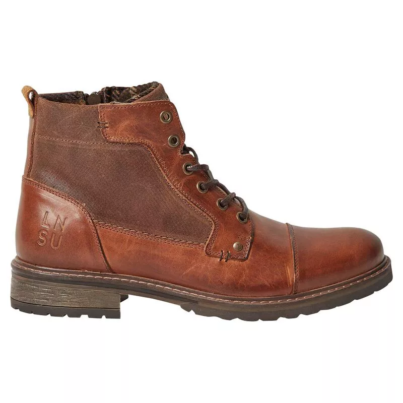 Fat Face Mens Abbot Lace-Up Boots (Tan) | Sportpursuit.com