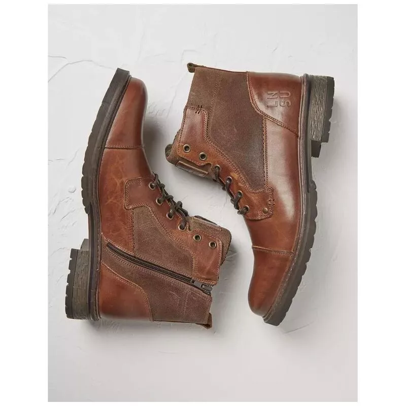 Fat Face Mens Abbot Lace-Up Boots (Tan) | Sportpursuit.com