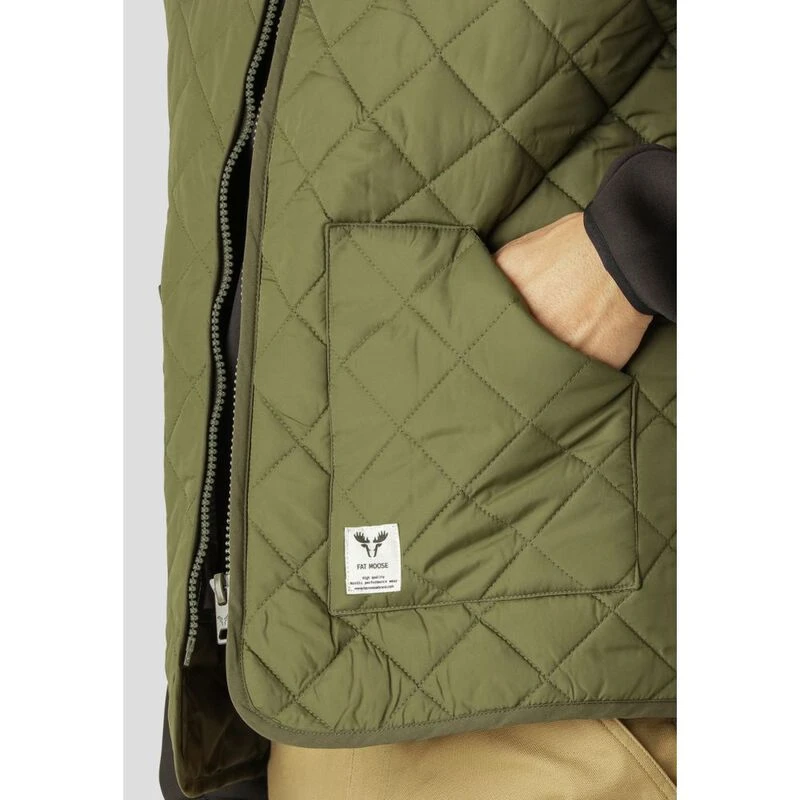 Fat Moose Mens Jensen Vest (Army) | Sportpursuit.com