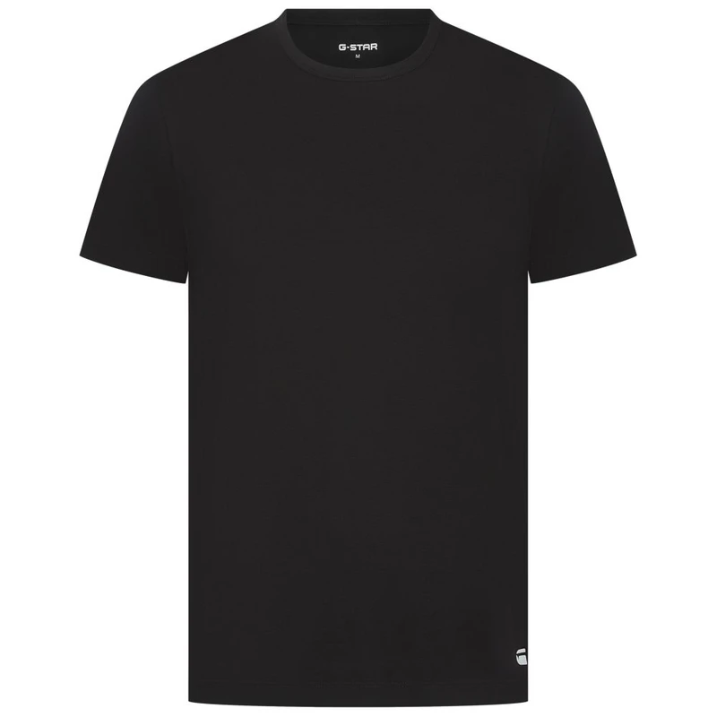 GStar Raw Mens Cove 3-Pack Sleep Short Sleeve T-Shirt (Black) | Sportp