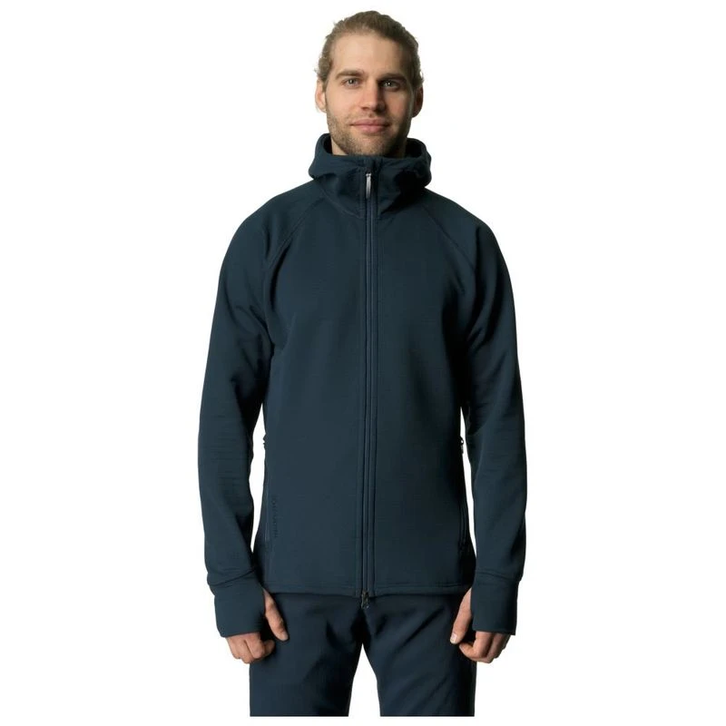 Houdini Mens Mono Air Houdi Fleece Jacket (Blue Illusion) | Sportpursu