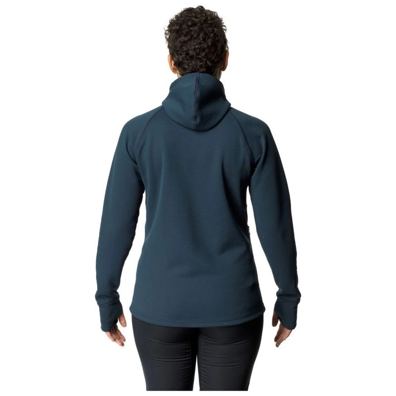 Houdini Womens Mono Air Houdi Fleece Jacket (Blue Illusion) | Sportpur