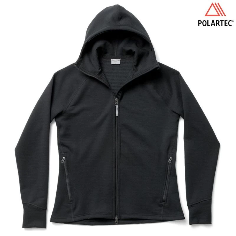 Houdini Womens Mono Air Houdi Fleece Jacket (True Black) | Sportpursui