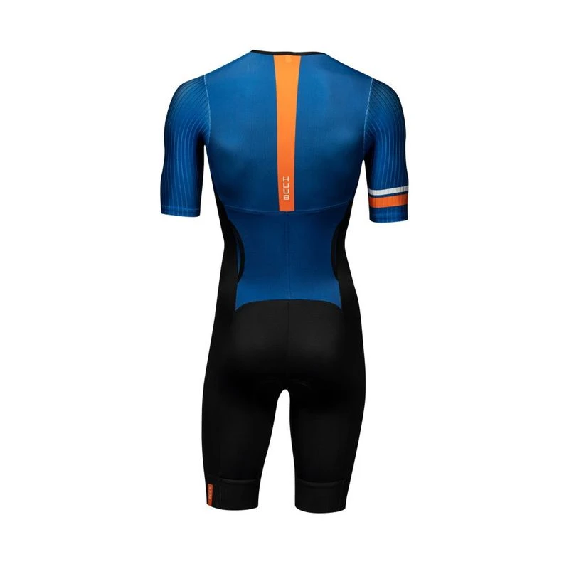 HUUB Mens Mittsu Club Aero Tri Suit (Navy/Orange) | Sportpursuit.com