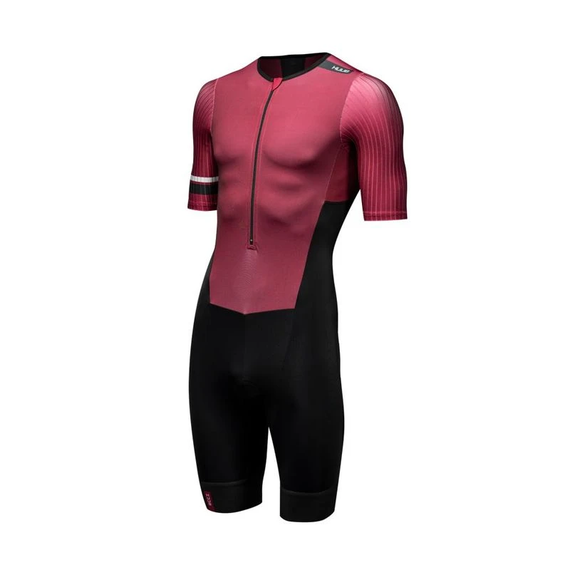 HUUB Mens Mittsu Club Aero Tri Suit (Burgundy/Black) | Sportpursuit.co