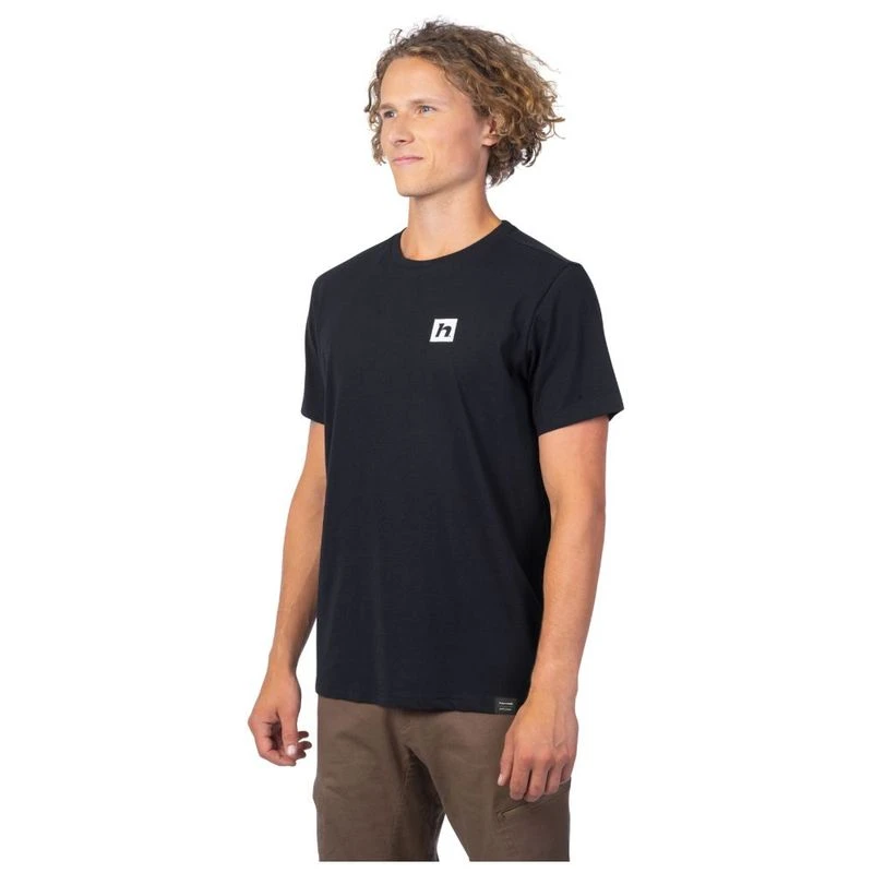 Hannah Mens Logen Short-Sleeve T-Shirt (Black) | Sportpursuit.com