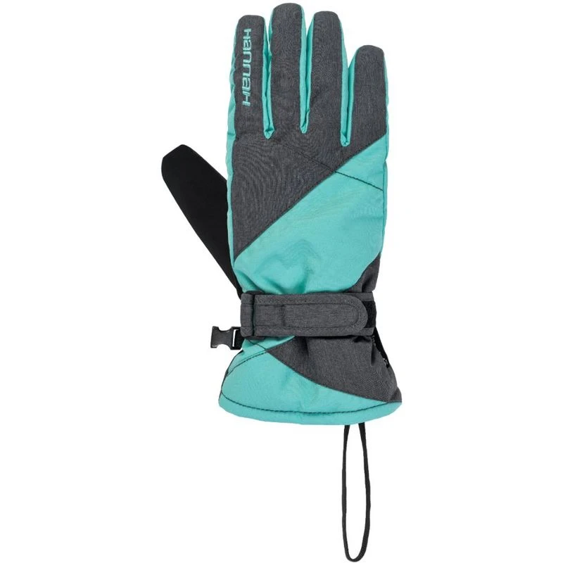 Hannah Womens Pammy Gloves (Black/Blue) | Sportpursuit.com