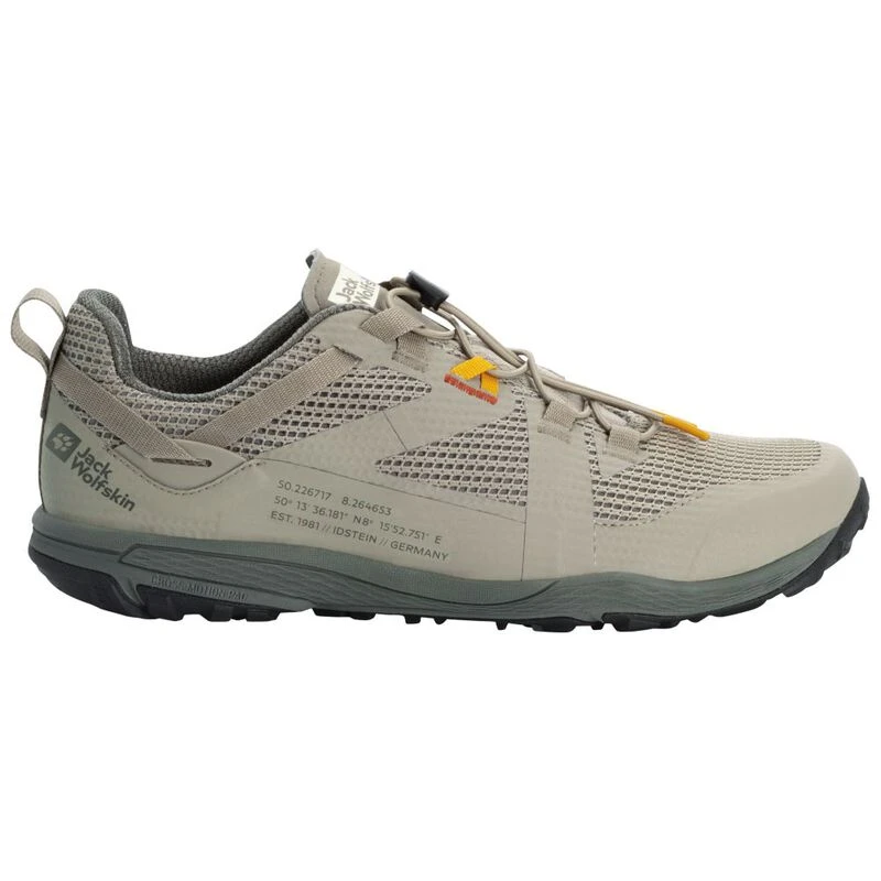 JackWolfskin Mens Spirit Low Shoes (Misty Green) | Sportpursuit.com