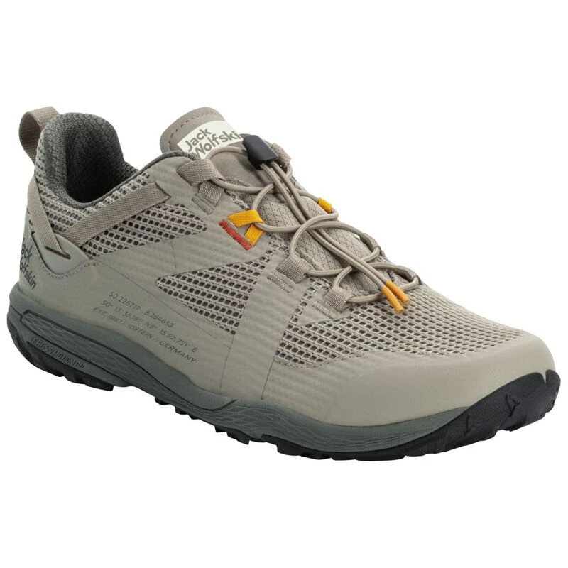 JackWolfskin Mens Spirit Low Shoes (Misty Green) | Sportpursuit.com