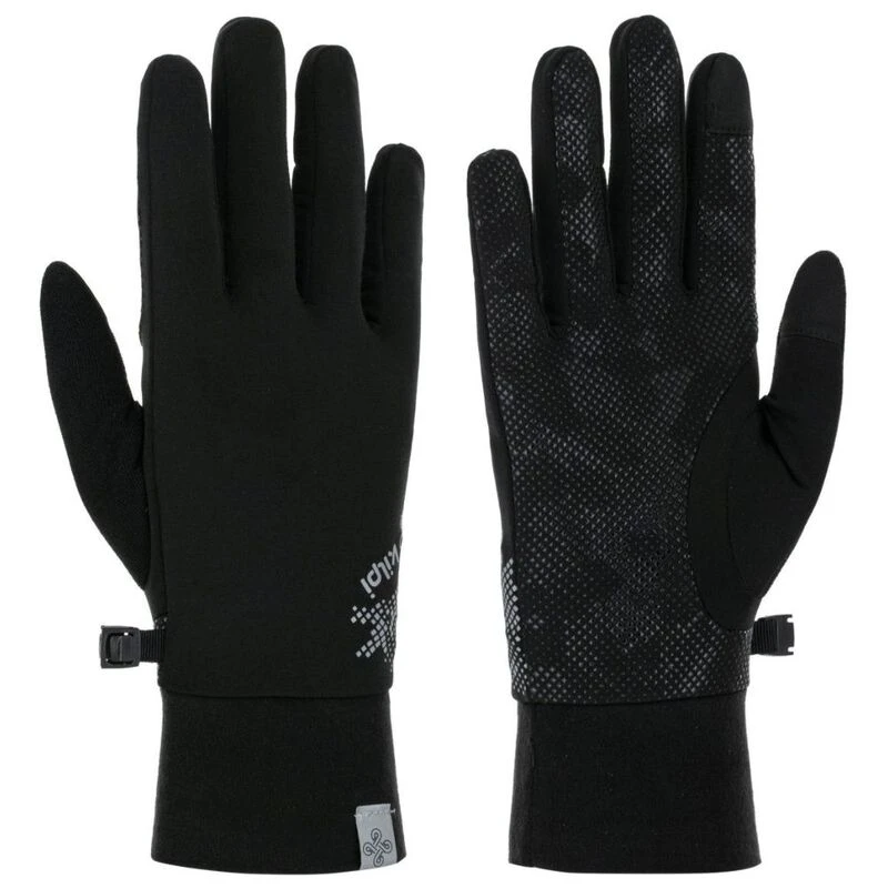 Kilpi Caspi Light Running Gloves (Black) | Sportpursuit.com