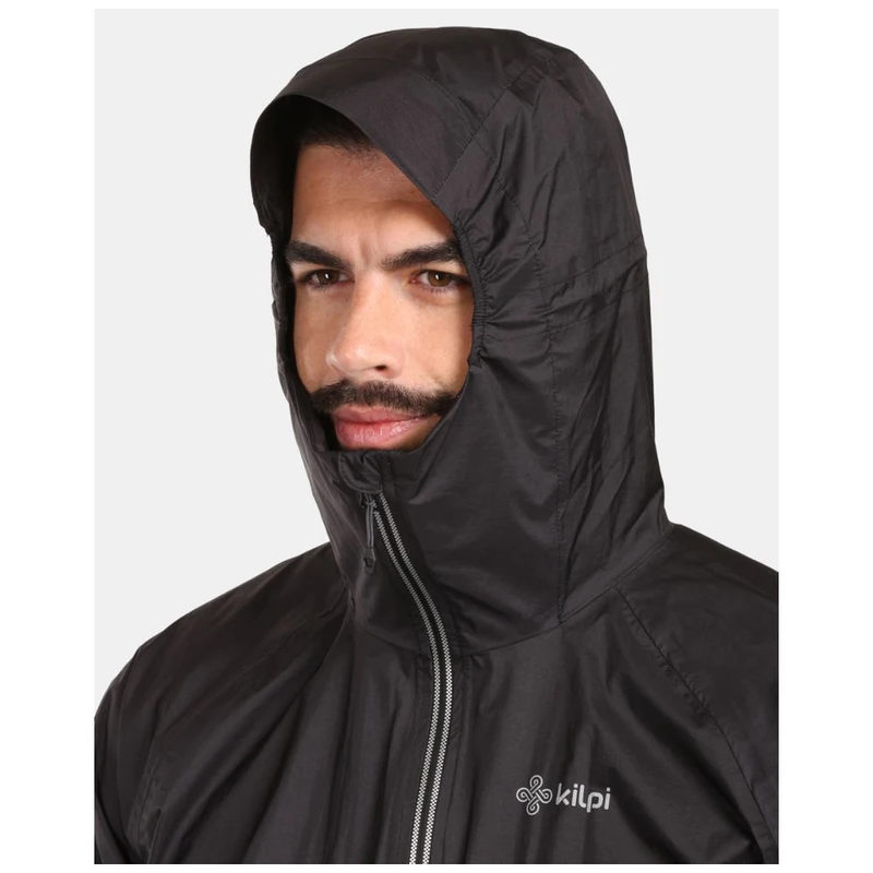 Kilpi Mens Hurricane Waterproof Jacket (Black) | Sportpursuit.com
