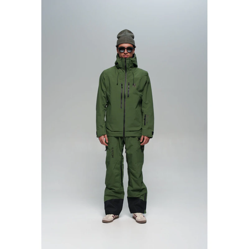 Kustom Mens Aquilo Ski Jacket (Khaki) | Sportpursuit.com