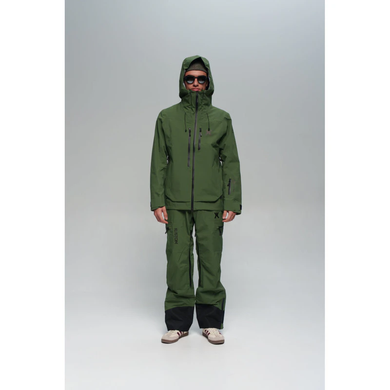 Kustom Mens Aquilo Ski Jacket (Khaki) | Sportpursuit.com