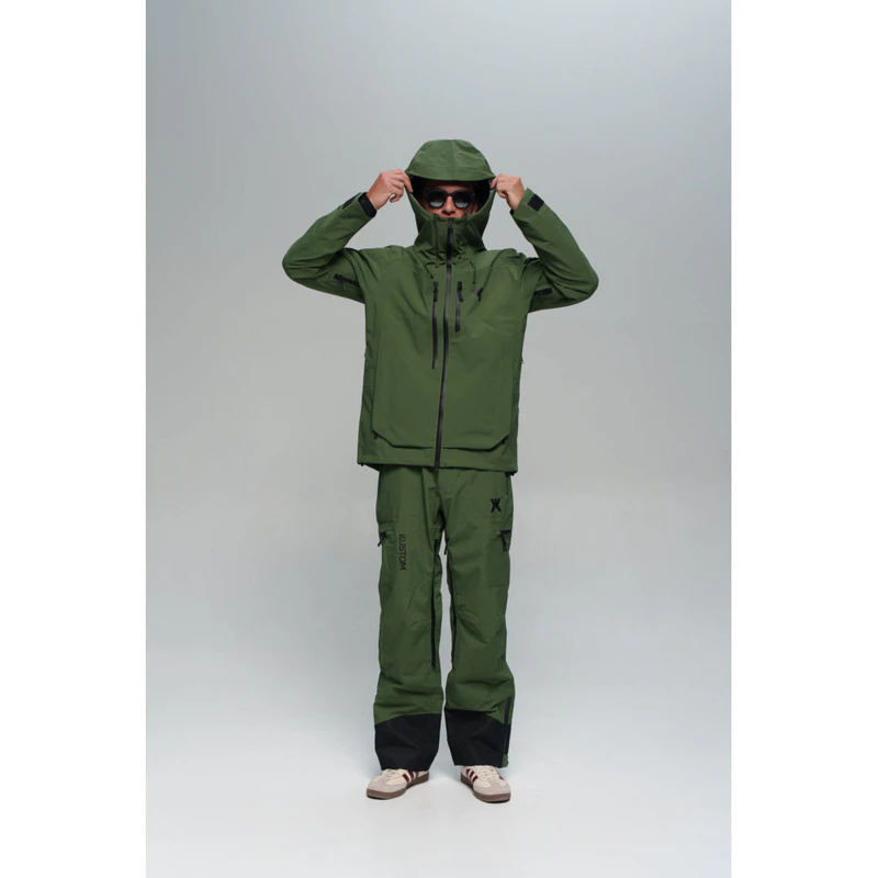 Kustom Mens Aquilo Ski Jacket (Khaki) | Sportpursuit.com