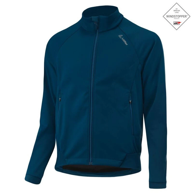 Loffler Mens Cosmo WS WARCF Jacket (Blue) | Sportpursuit.com