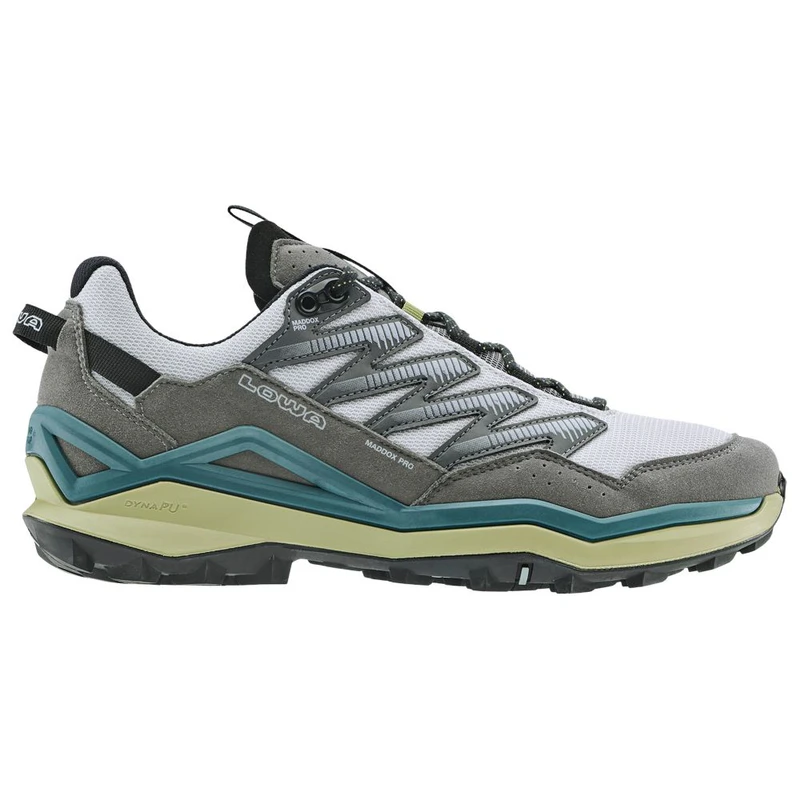 Lowa Mens Maddox Pro Lo Hiking Shoes (Grey/Fern) | Sportpursuit.com