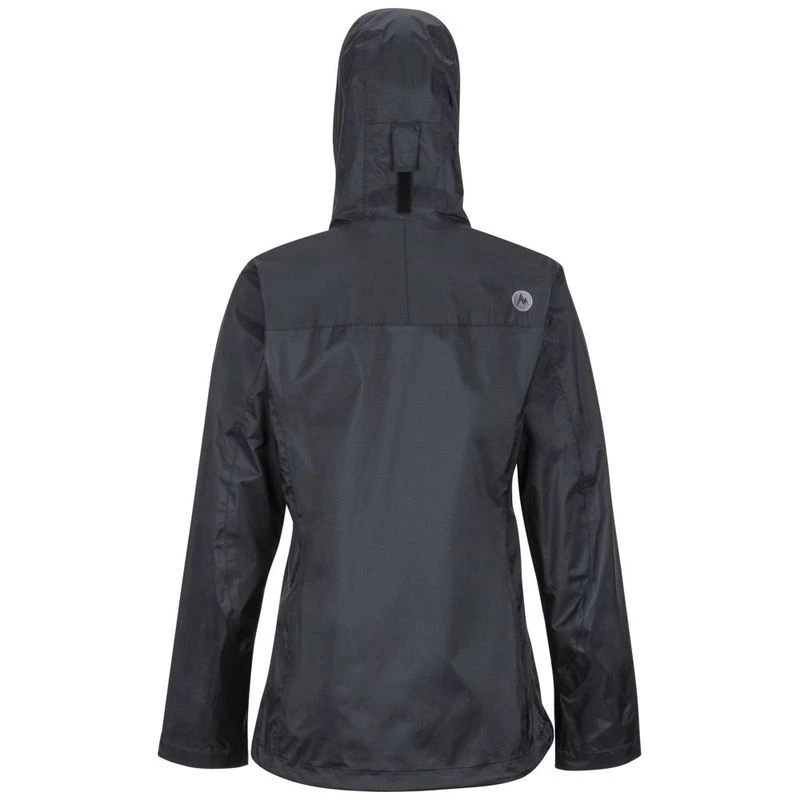 Marmot Womens PreCip Eco Jacket (Black) | Sportpursuit.com