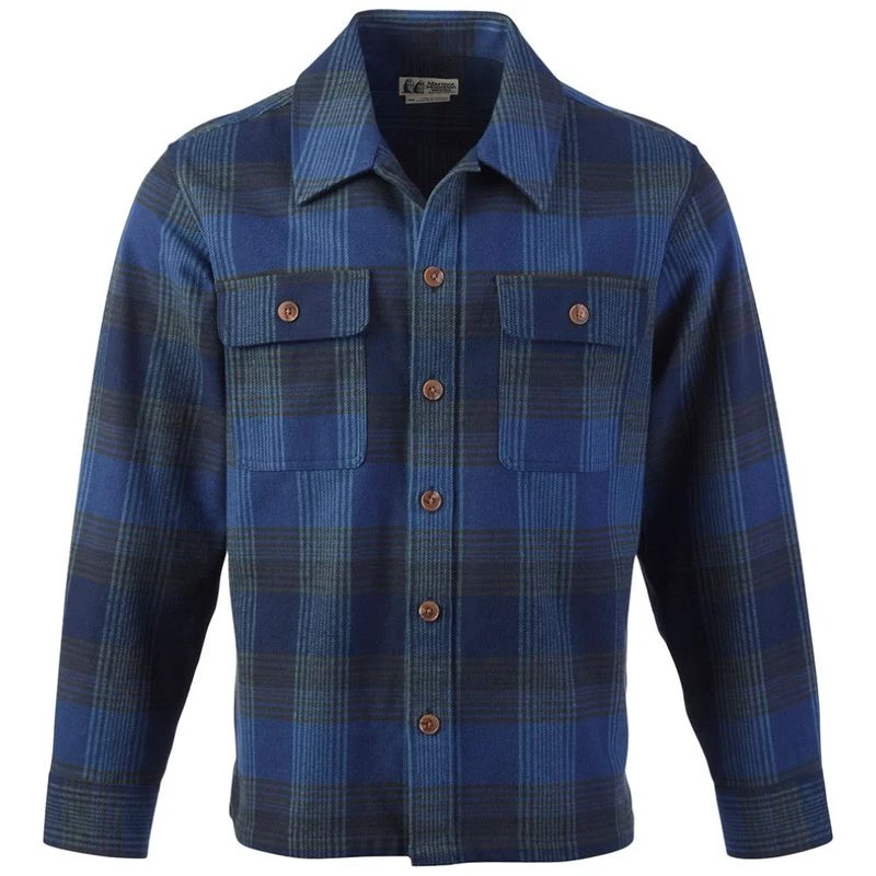 Marmot Mens Incline Heavyweight Flannel Shirt (Twilight Blue) | Sportp