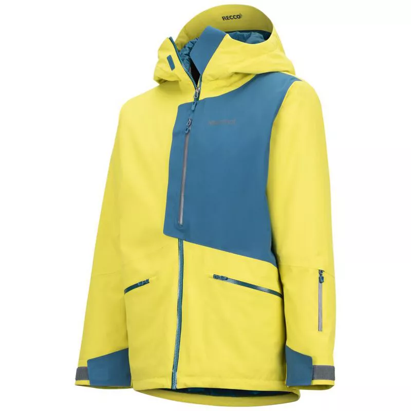 Marmot Mens Androo Jacket (Citronella/Moroccan Blue) | Sportpursuit.co