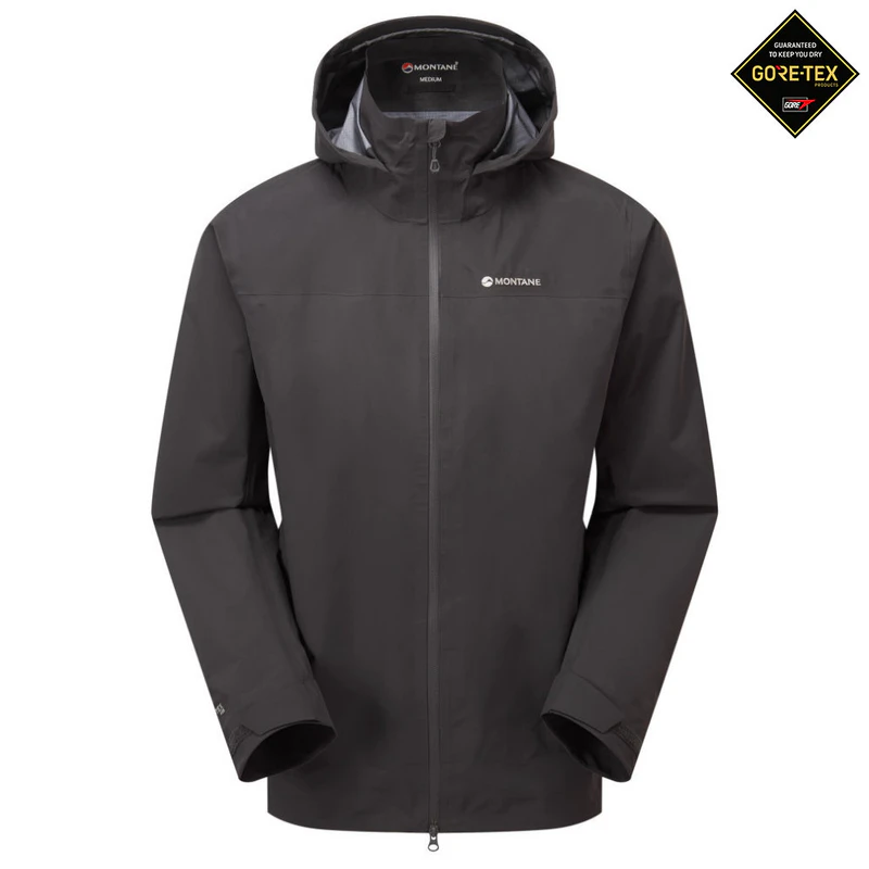 Montane Mens Phase Pro Shell GTX Waterproof Jacket (Midnight Grey) | S